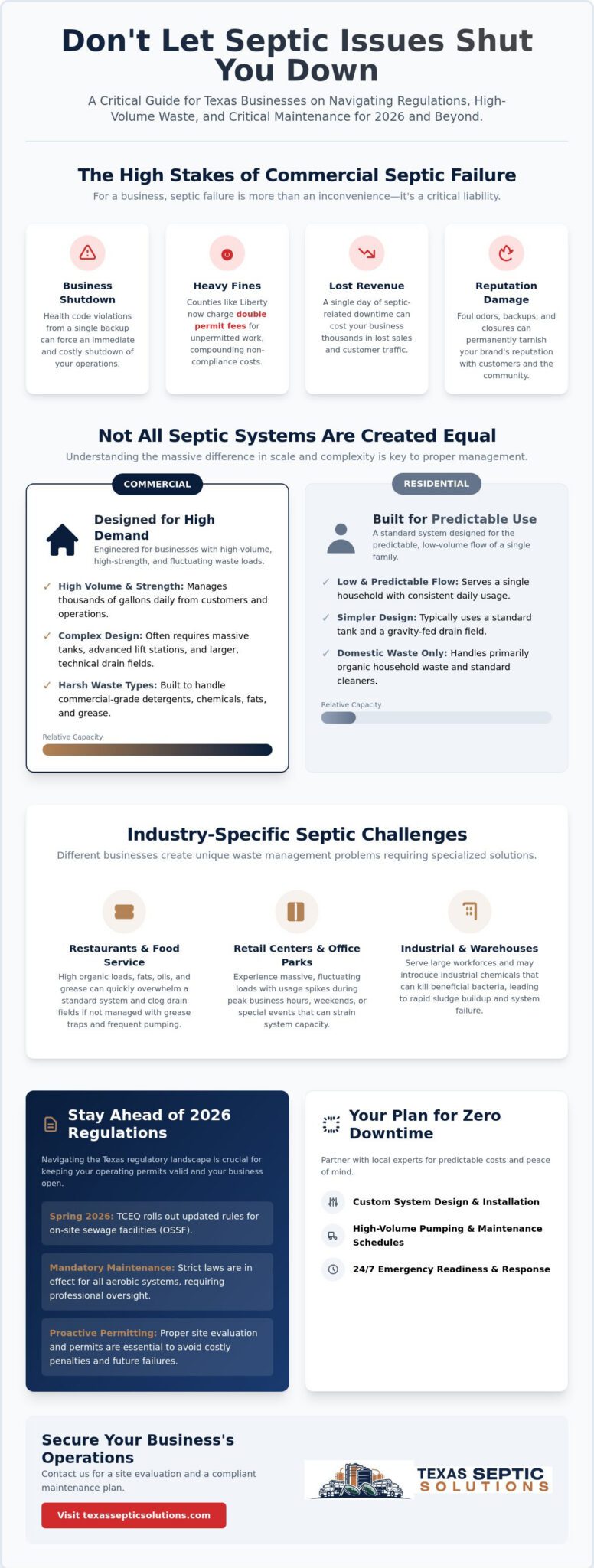 Commercial Septic Services in Houston & Cleveland, TX: The 2026 ...